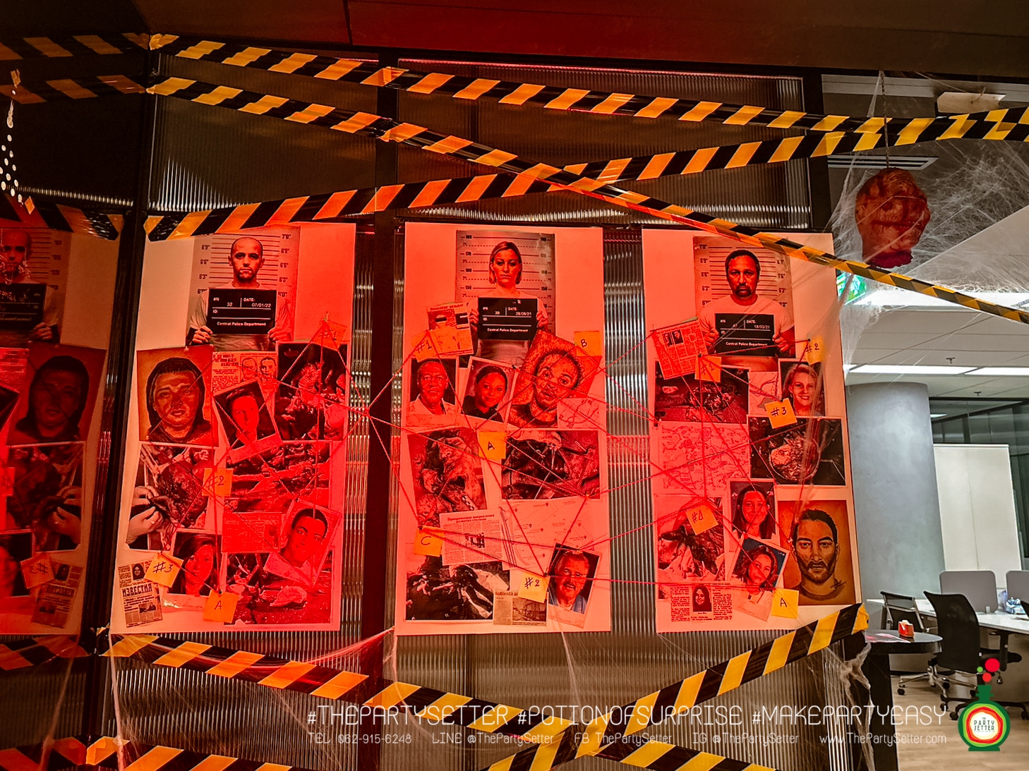 Crime Scene Halloween ⋆ THE PARTY SETTER บริการรับจัดปาร์ตี้ รับจัดงาน ...