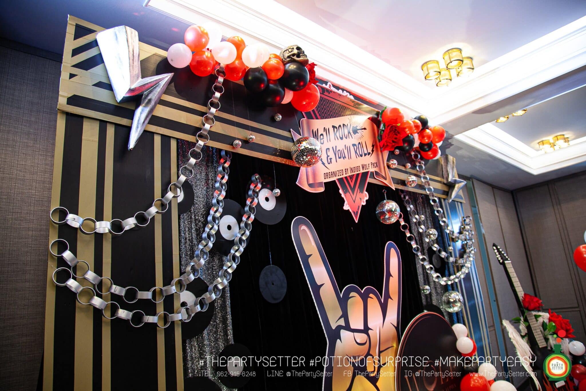 ธีม Rock n Roll ⋆ THE PARTY SETTER บริการรับจัดปาร์ตี้ รับจัดงานอีเว้นท์
