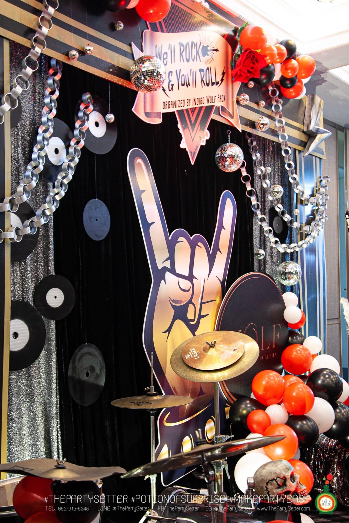 ธีม Rock n Roll ⋆ THE PARTY SETTER บริการรับจัดปาร์ตี้ รับจัดงานอีเว้นท์