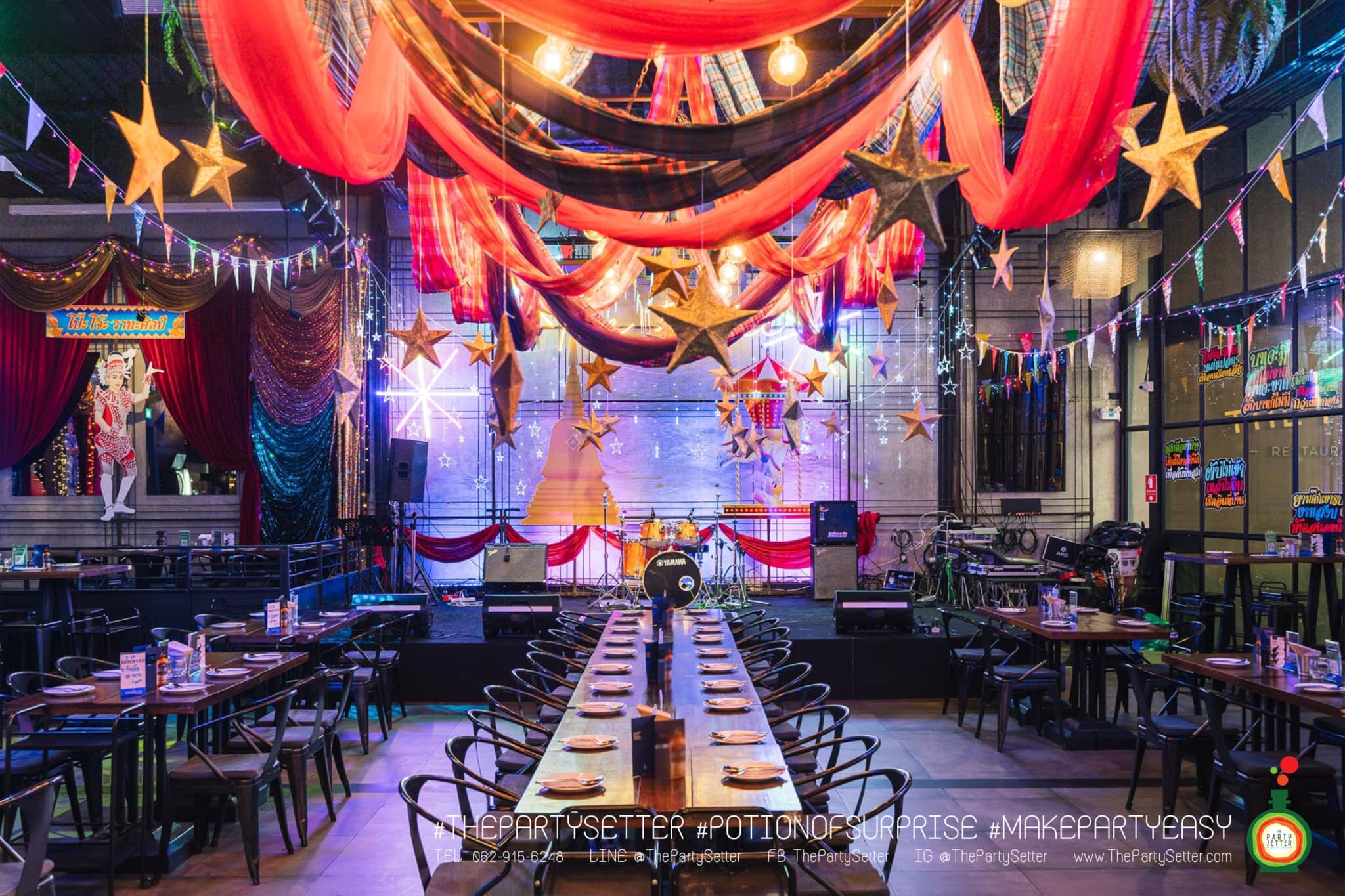ธีมงานวัด Temple Fair ⋆ THE PARTY SETTER บริการรับจัดปาร์ตี้ รับจัดงาน ...