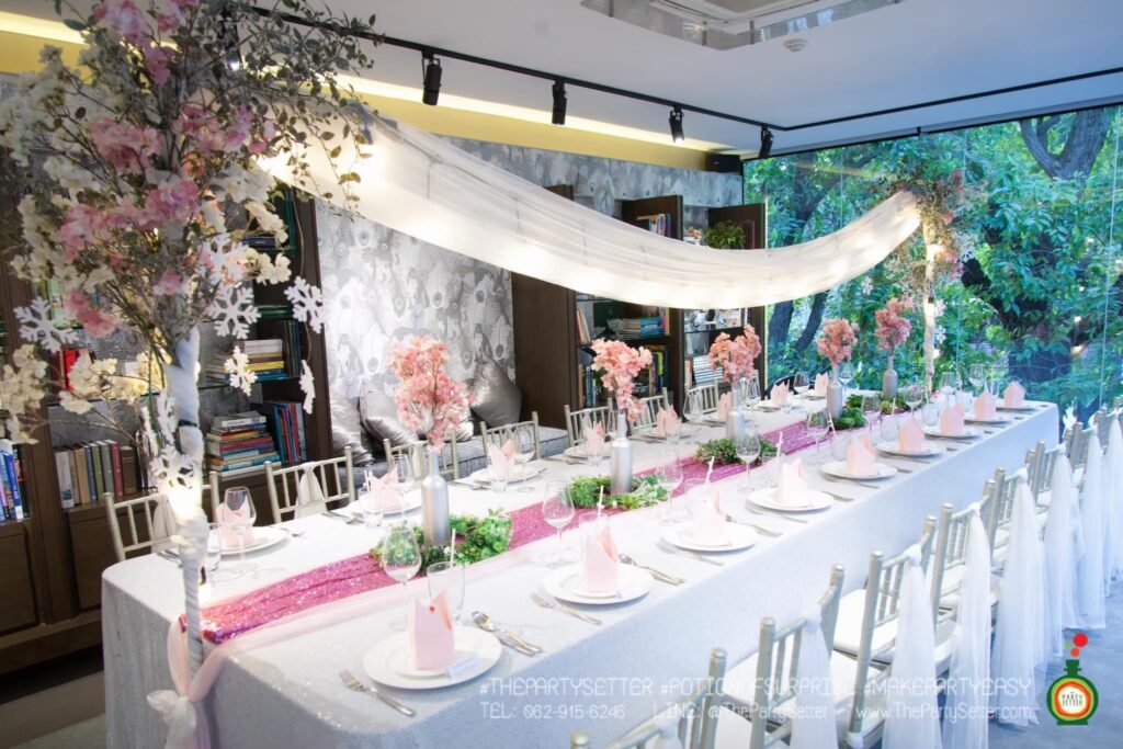 Restaurant set up ⋆ THE PARTY SETTER บริการรับจัดปาร์ตี้ รับจัดงานอีเว้นท์