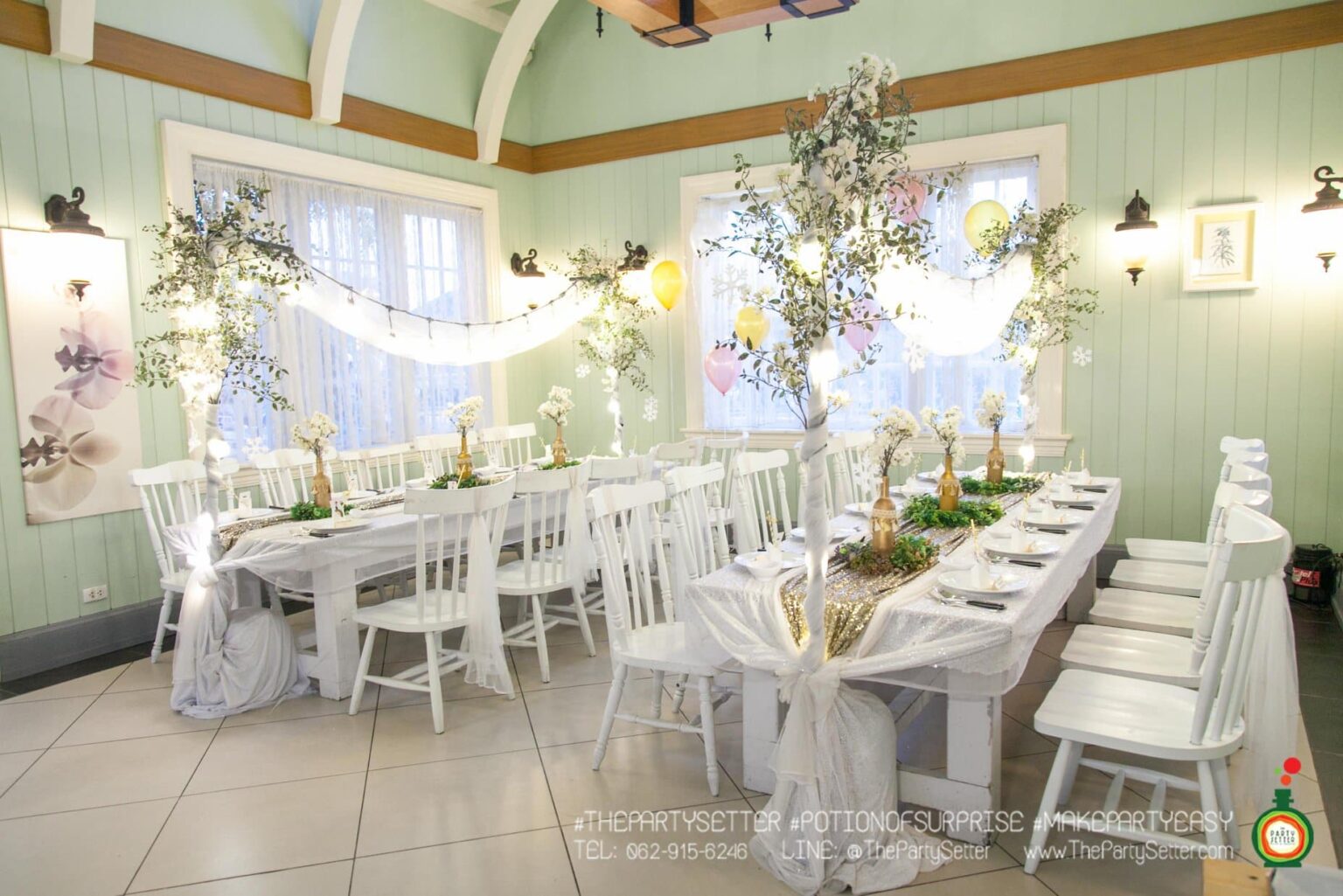 Restaurant set up ⋆ THE PARTY SETTER บริการรับจัดปาร์ตี้ รับจัดงานอีเว้นท์