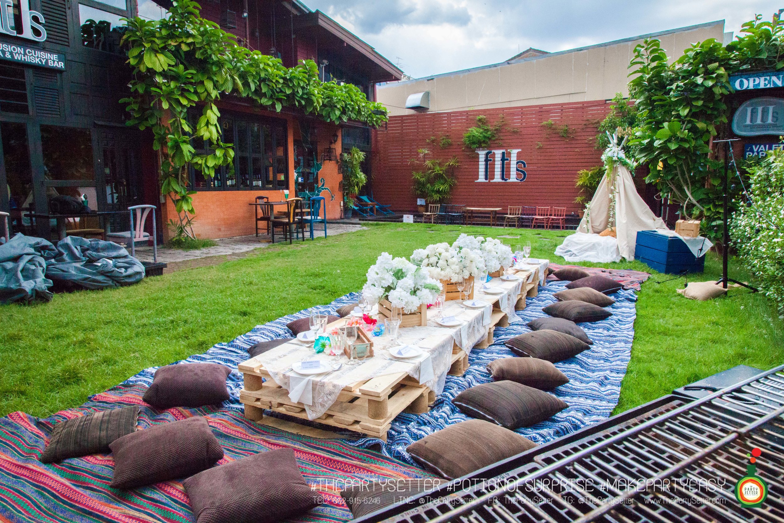 Restaurant set up ⋆ THE PARTY SETTER บริการรับจัดปาร์ตี้ รับจัดงานอีเว้นท์